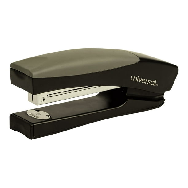 Universal Stand-up - Stapler - 20 sheets - plastic, metal - gray, black ...