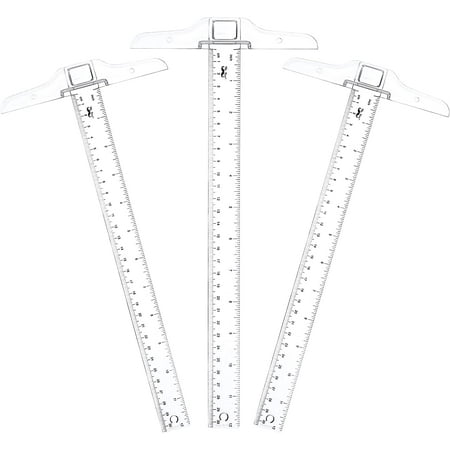 Mr. Pen- 12 Inches Plastic T Square, 3 Pack, T Square Ruler, T Square ...