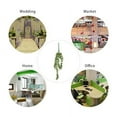 ZOELNIC 1pcs Artificial Succulents Hanging Plants Fake String of Pearls ...