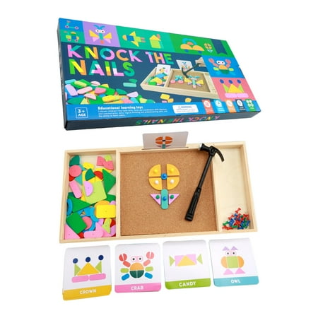 Knocking Blocks Pounding Toy Fine Motor Skills Sorting and Stacking ...