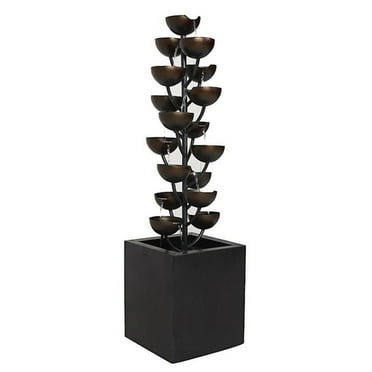 HI-LINE GIFT LTD MULTI LEVEL ZINC METAL PLATES FOUNTAIN - Walmart.com