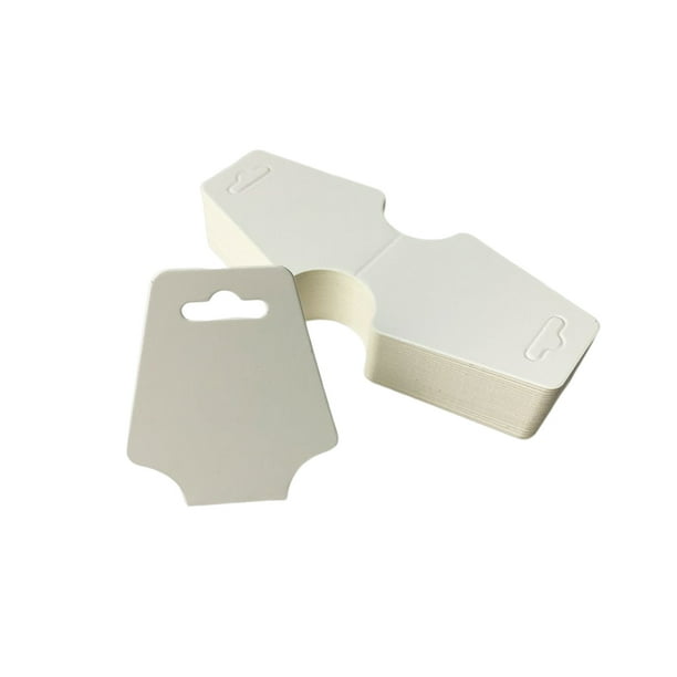 letairis 100 Pieces Hairpin Display Kraft Paper Cards Head Rope Jewelry ...