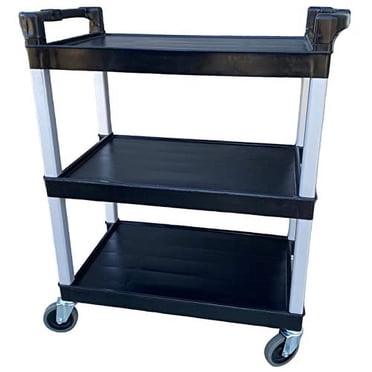 winco usa 3-tier utility cart, gray - Walmart.com