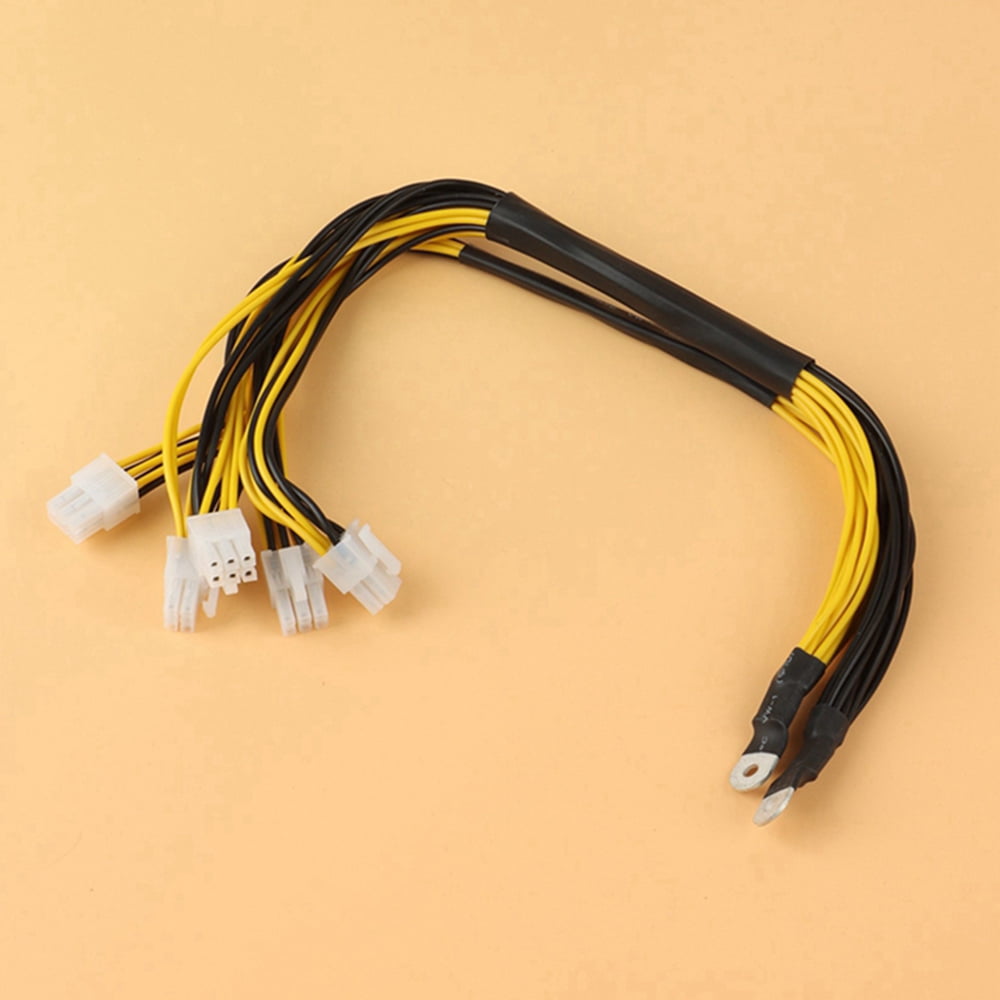 Buy 12Pcs 1200W 1600W Output Wire 6Pin PCIE Powers Connector for ...