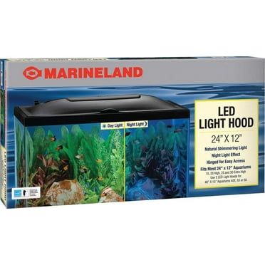 Tetra LED Hood, Low-Profile Aquarium Hood with Hidden Lighting ...