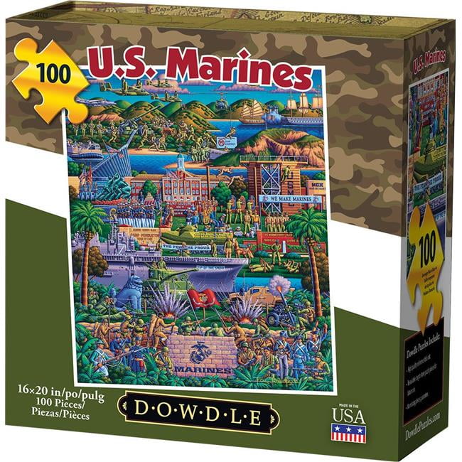 Dowdle U.S. Marines Puzzle, 100 Piece - Walmart.com