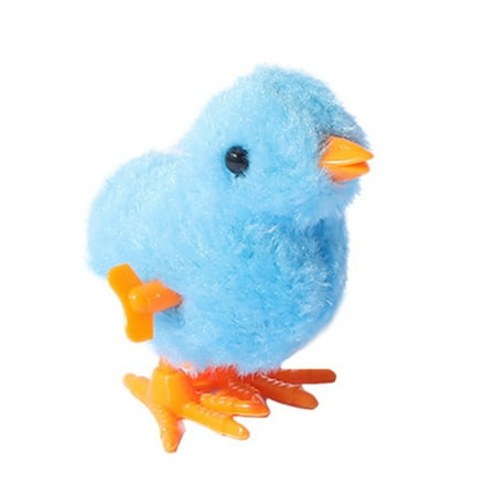 Peggybuy Clockwork Jumping Walking Toy Pet Cartoon Chicken Toy Wind Up ...