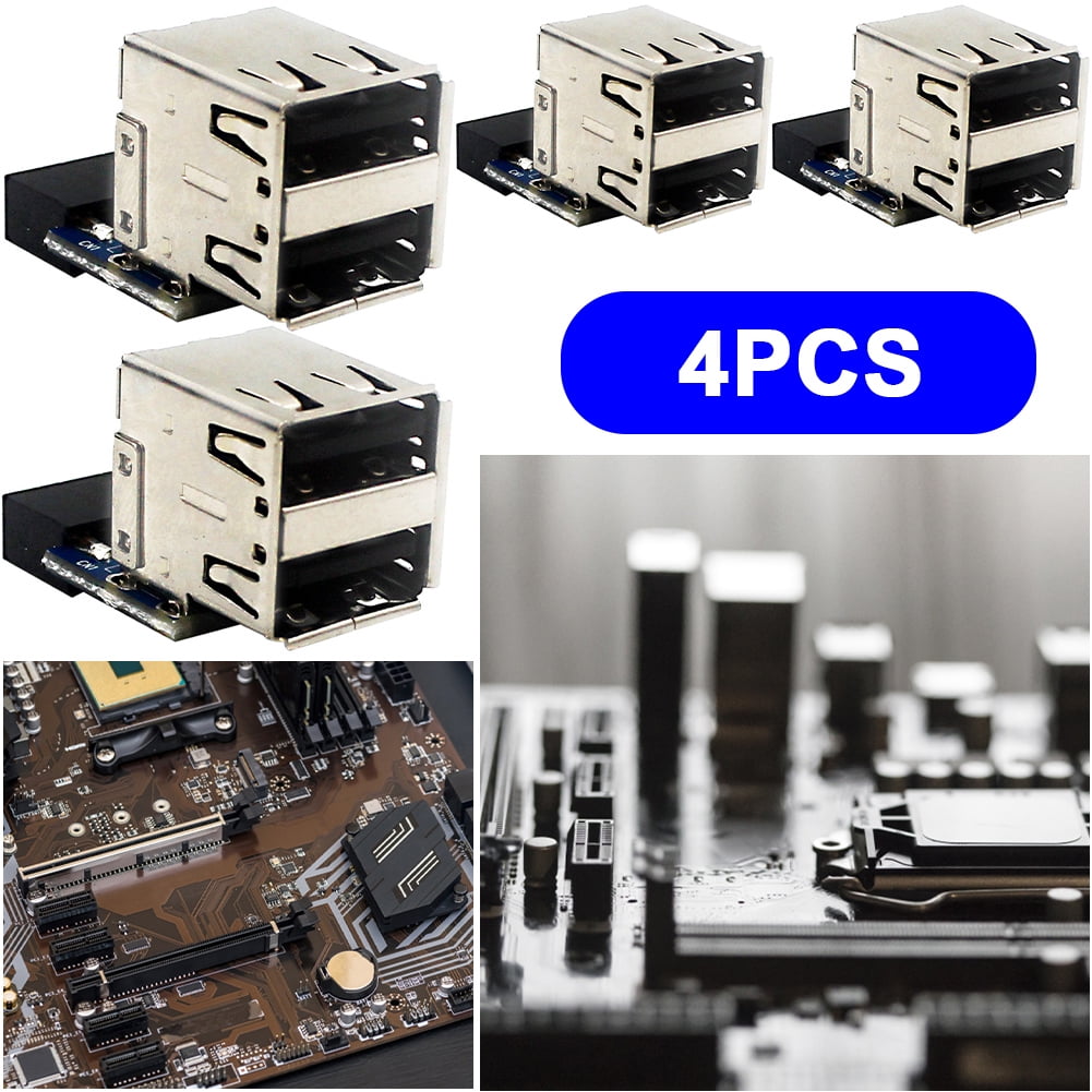 Adaptador Convertidor Adaptador USB2.0 9Pin/10P para Placa Base Escritorio (PH29B) | Bodega ...