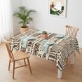 Waterproof Tablecloth Bohemian Vintage Tribe Texture Rectangle Table ...
