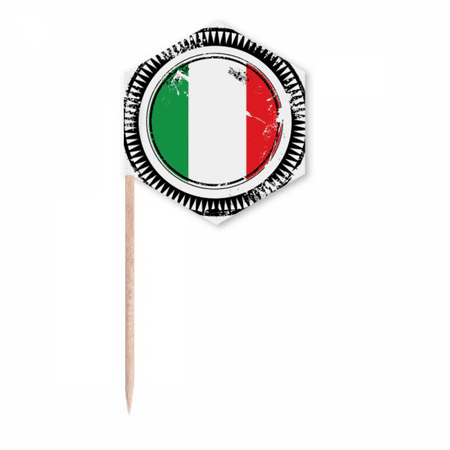 italy national flag eu country mark toothpick flags cupcake picks party ...