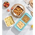 Ceramic Small Baking Dishes Set of 2 - 5"x5" Oven & Microwave Safe ...