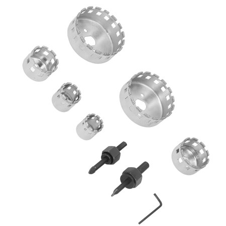 Hole Opener, Hole Saw Set Multi Sizes Positioning Center Drill Low ...