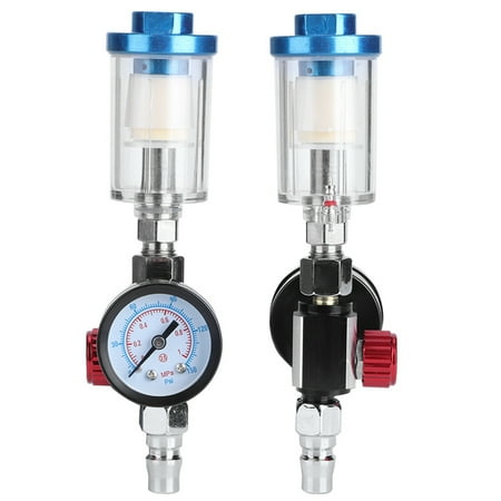 Air Pressure Gauge, Clear Filter Bowl In-line Air Pressure Regulator ...