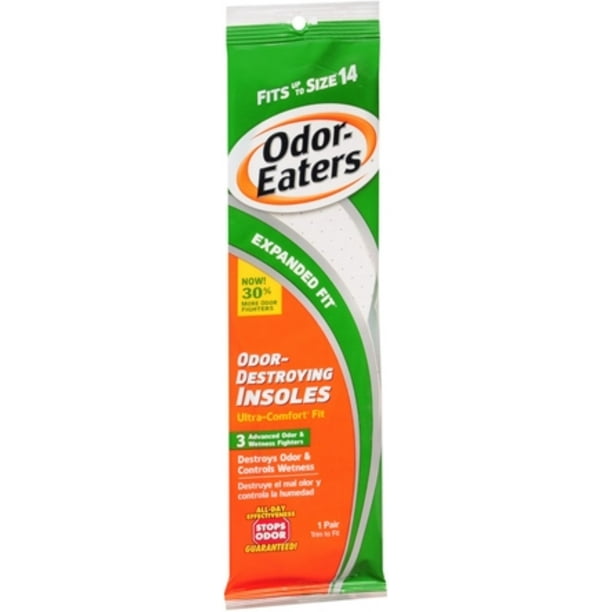 Odor-Eaters Ultra-Comfort Insoles 1 Pair (Pack of 2) - Walmart.com ...