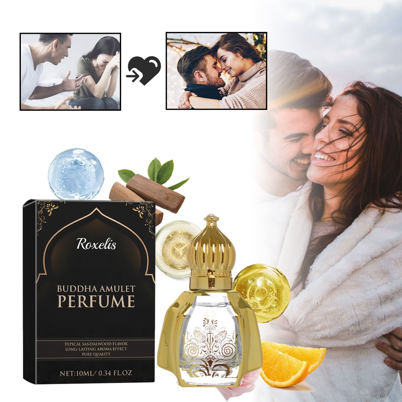 Los perfumes exóticos de sándalo contienen extractos picantes de ...