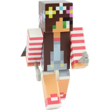 Blue Flower Girl Action Figure Toy, 4 Inch Custom Series Figurines by ...