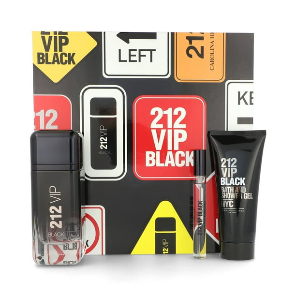 Set 212 Vip Black Carolina Herrera 3Pz | Bodega Aurrera en línea