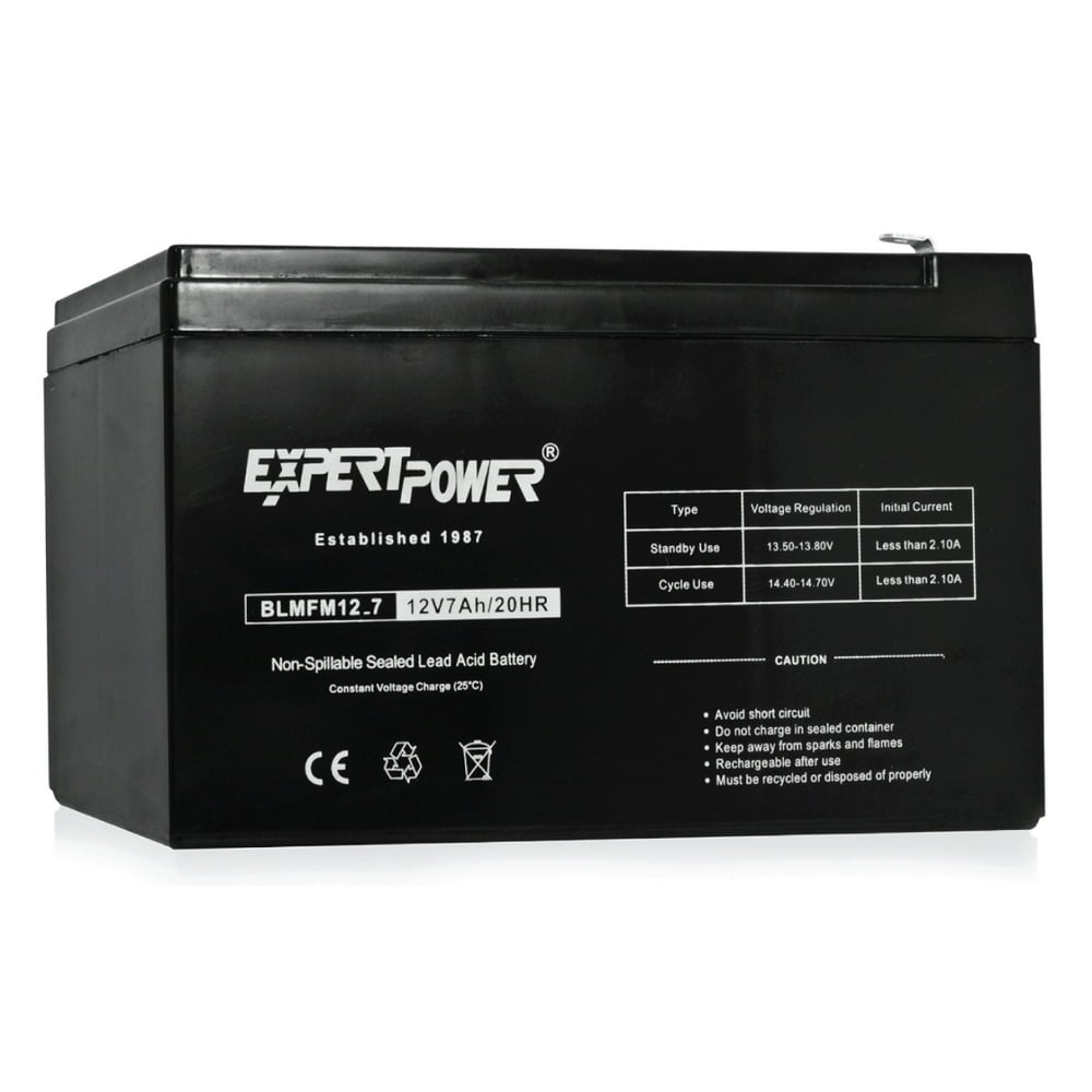 EXP1270 - 12 Volt 7 Amp Hour(12V 7Ah) Fully Sealed (SLA) Lead Acid ...