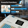 CNCEST Electronic Cash Register with Programmable Barcode Scanner & 48 ...