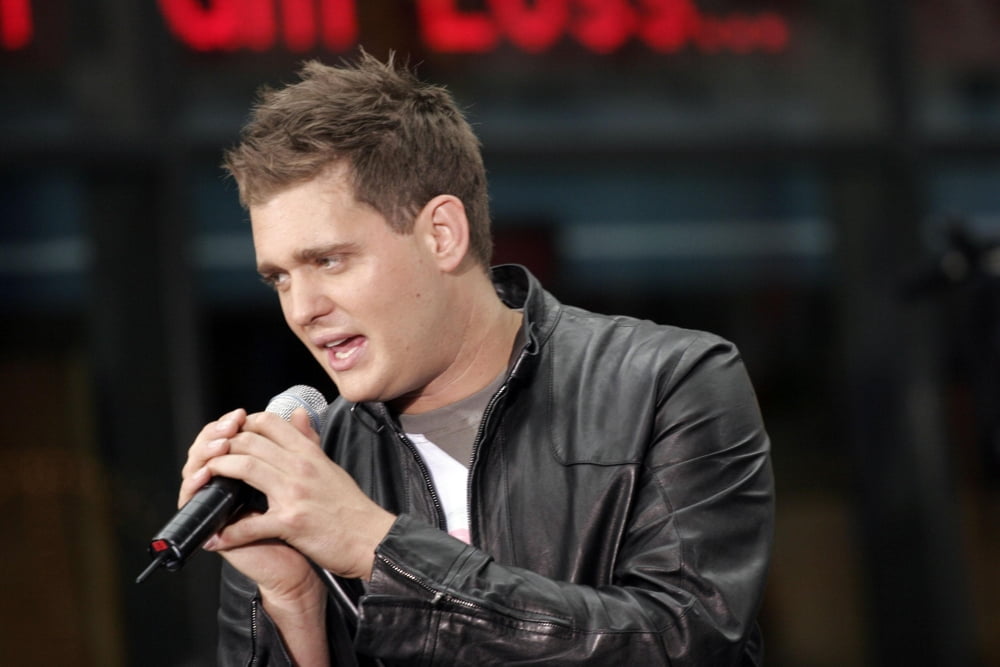 Michael Buble On Stage For Nbc Today Show Concert, Rockefeller Center ...