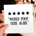 3drose, Funny Review Five 5 Stars Would Poop Here Again Bathroom Toilet ...