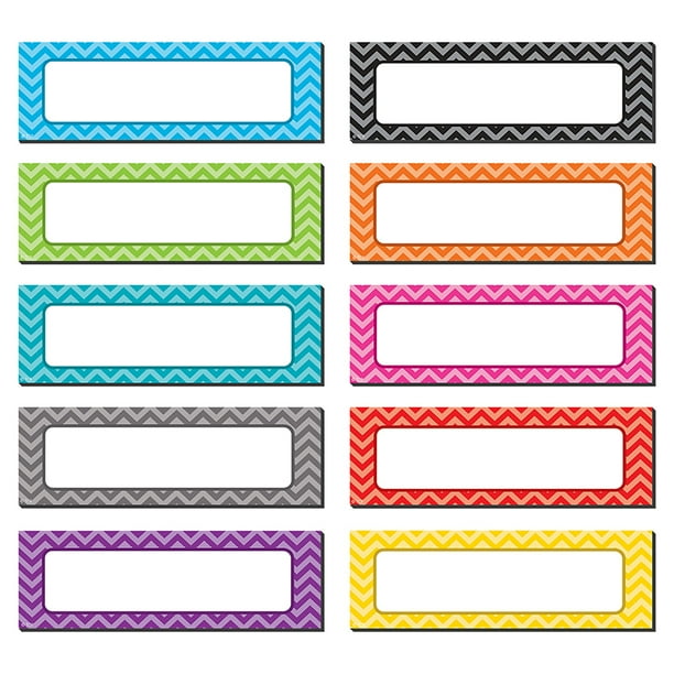 Chevron Labels Magnetic Accents, Pack of 20 | Bundle of 5 Packs ...