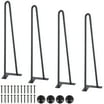 BENTISM 26 inch Steel Hairpin Furniture Legs, Set of 4, DIY Desk Table ...