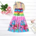 TAIAOJING Toddler Girls Floral Bohemian Dress Adjustable Spaghetti ...