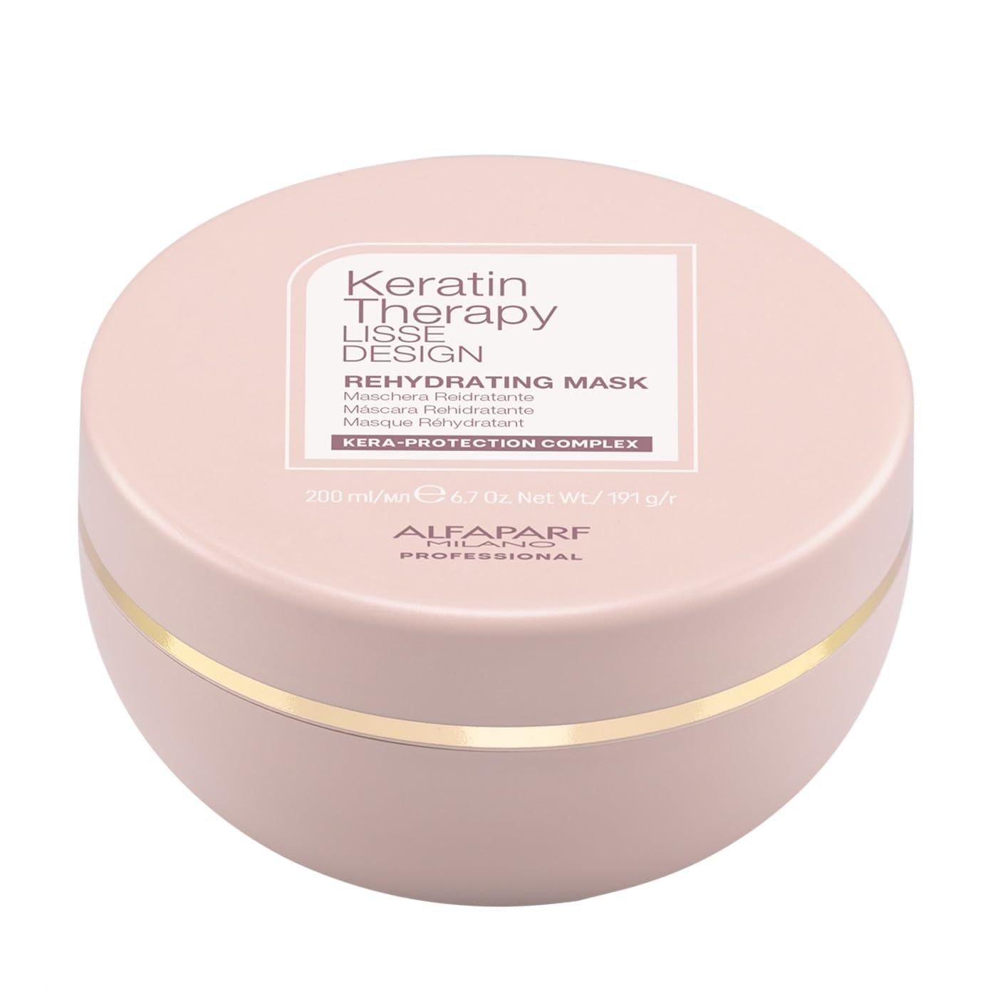 Mascarilla capilar Alfaparf Milano Lisse Design Keratin Therapy 200 ml ...