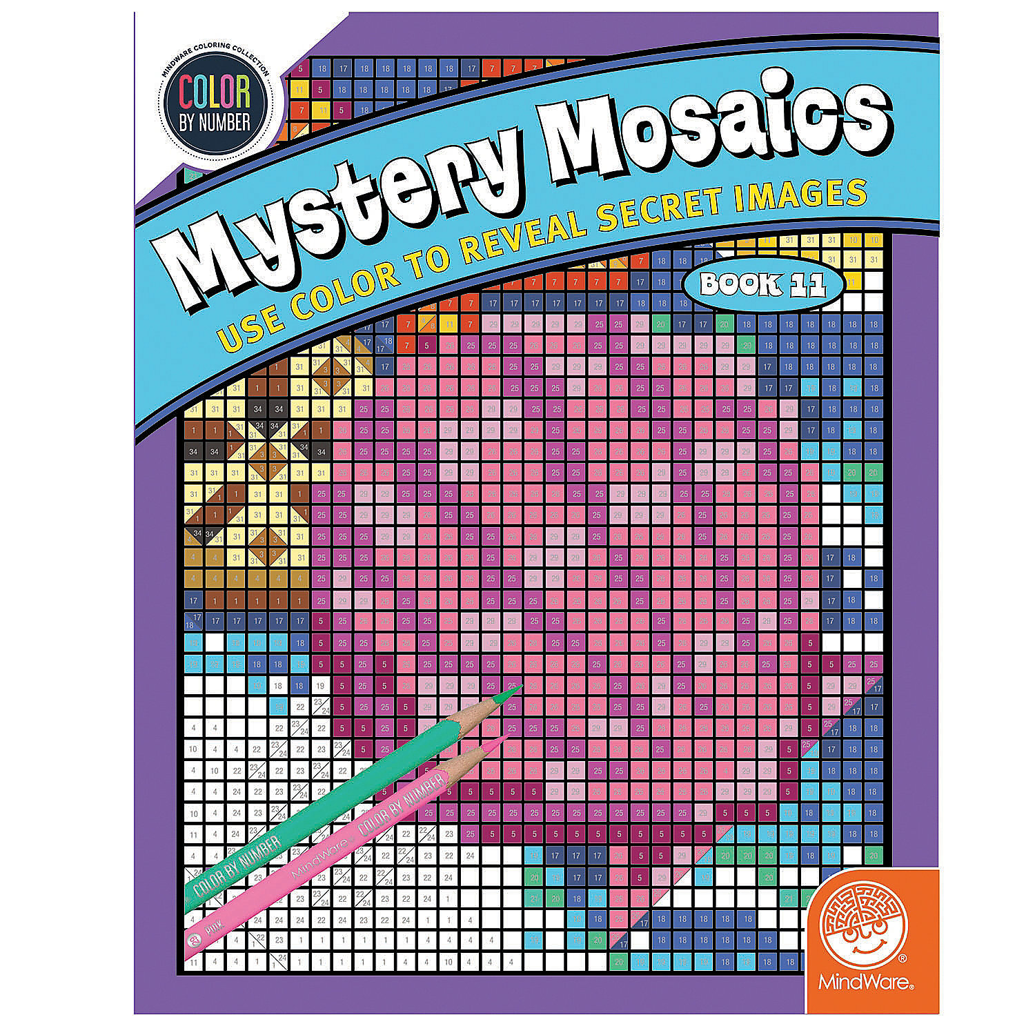 Color By Number Mystery Mosaics: (Book 11) - Walmart.com