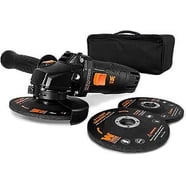 HART 20-Volt Cordless 4 1/2-inch Angle Grinder Kit, Operated Powered ...