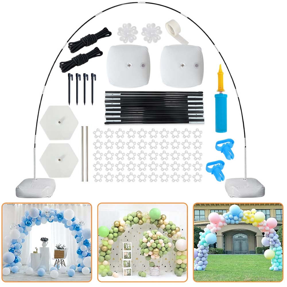 Balloon Arch Kit, 10ft Wide & 9ft Tall Balloon Arch Stand with Water ...