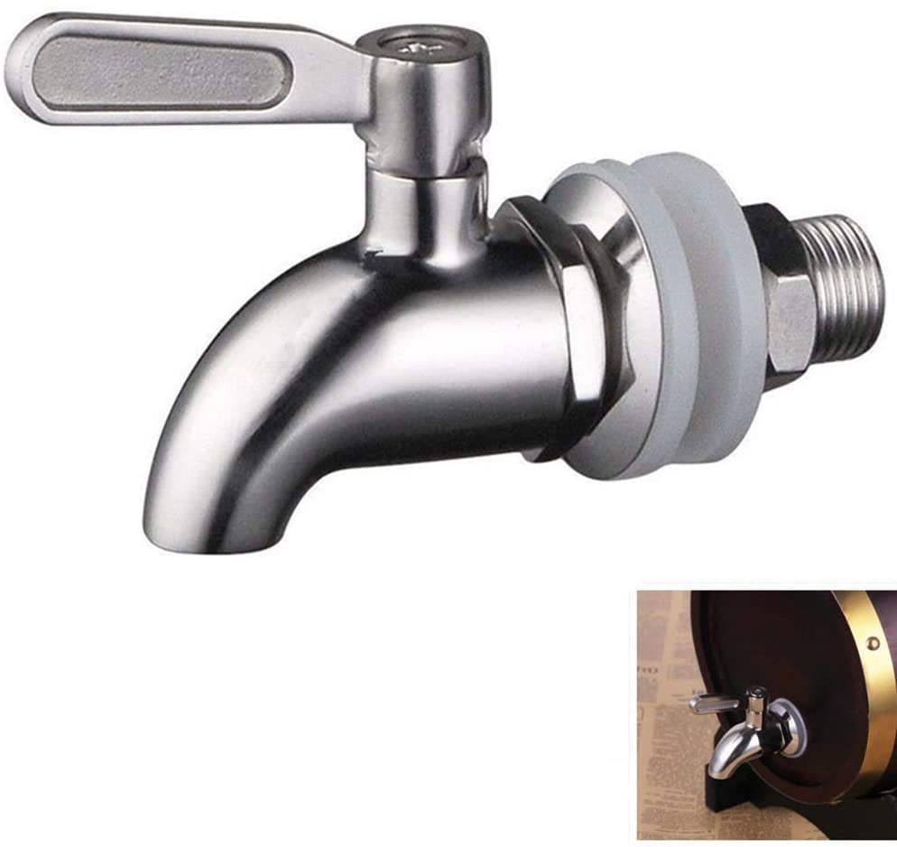 Visland Stainless Steel Beverage Dispenser Replacement Faucet Tap ...