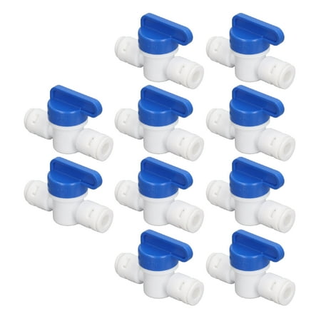 Quick Connect Ball Valve,10 Pcs Inline Ball Water Purifiers Pipe ...
