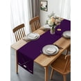 Burlap Table Runner 48 Inches Long, Golf Ball Club on Purple Background ...