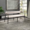 ACME Pearl Bench w/Drawer, Pearl White Finish - Walmart.com