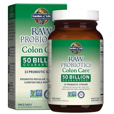 Garden of Life RAW Probiotics - Colon Care, Digestive Daily Bowel ...