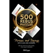 Brain Teasers Rebus Puzzles Large Print: Word Picture Puzzles Plexer ...