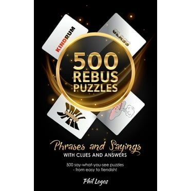 Brain Teasers Rebus Puzzles Large Print: Word Picture Puzzles Plexer ...