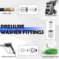 8 Pcs Pressure Washer Quick Connect Kit, 3/8 Inch NPT Stainless Steel ...