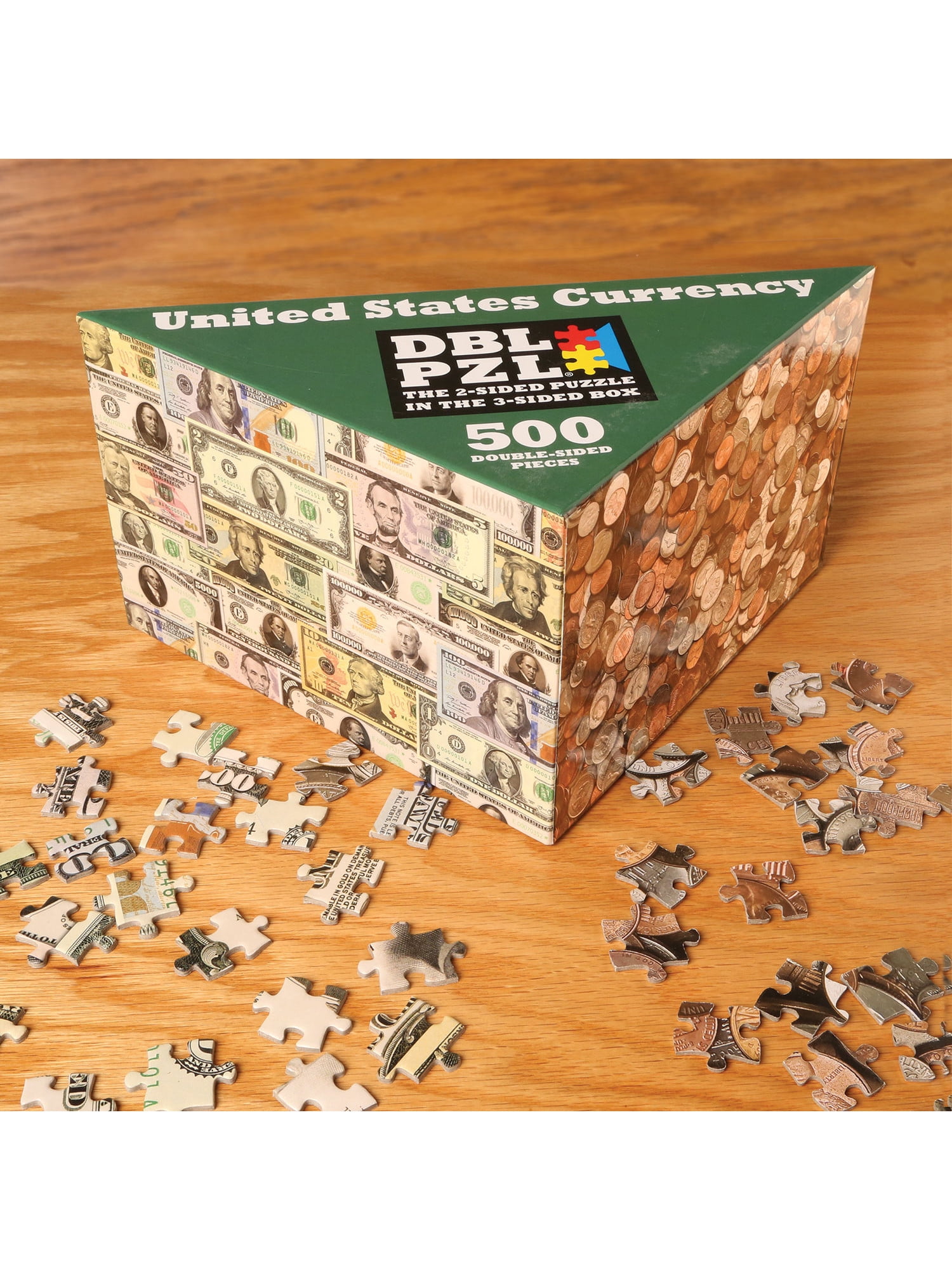 Pigment and Hue Inc. US Currency Two-Sided Puzzle -Paper Money and ...