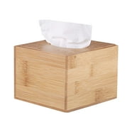Excello Global Products Rustic White Barnwood Tissue Box Cover: Tissue ...