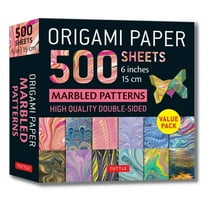 Tuttle Publishing, Origami Paper, 500 Sheets, Marbled Patterns 6 ...