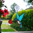 Gift Essentials Hummingbird Suncatcher Stained Glass Window Suncatcher ...