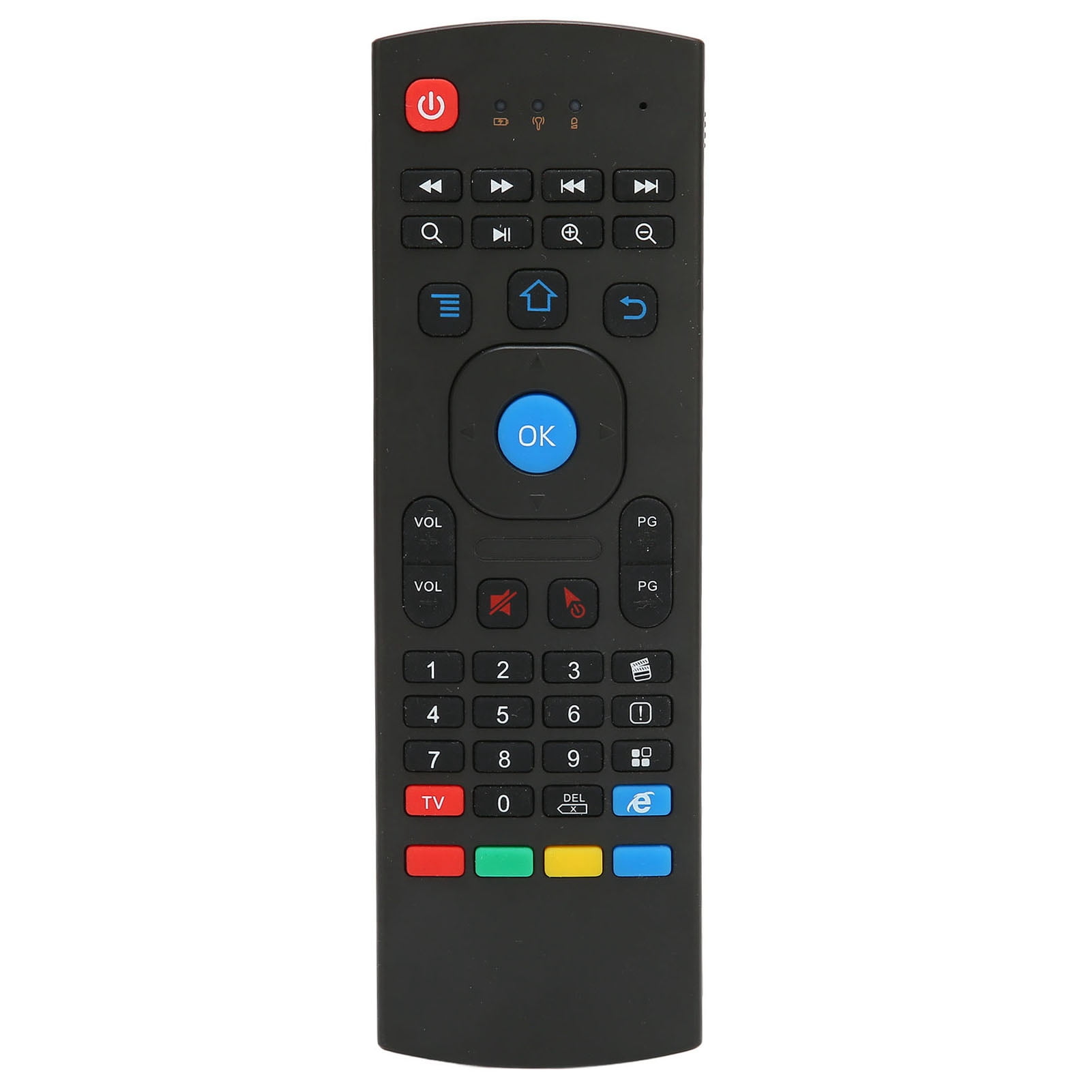 2.4G Remote Control Keyboard, Wireless Remote Mouse Supports IR ...