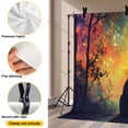 Black Cat Silhouette Backdrops for Photography, Starry Night Enchanted ...