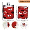 2PCS Clear Storage Jars Cotton Swabs Cans Translucent Plasticental ...