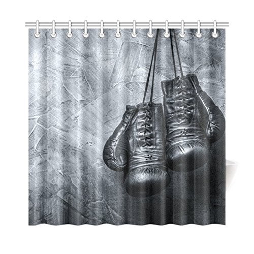 MKHERT Old Boxing Gloves Shower Curtain Home Decor Bathroom Shower ...