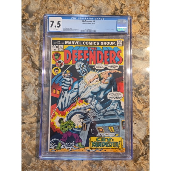 Defenders #5 - CGC 7.5 Comic Book - Walmart.com