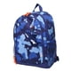 Crckt Kids Boys 15" School Backpack with Plush Dangle, Blue Camo Print ...